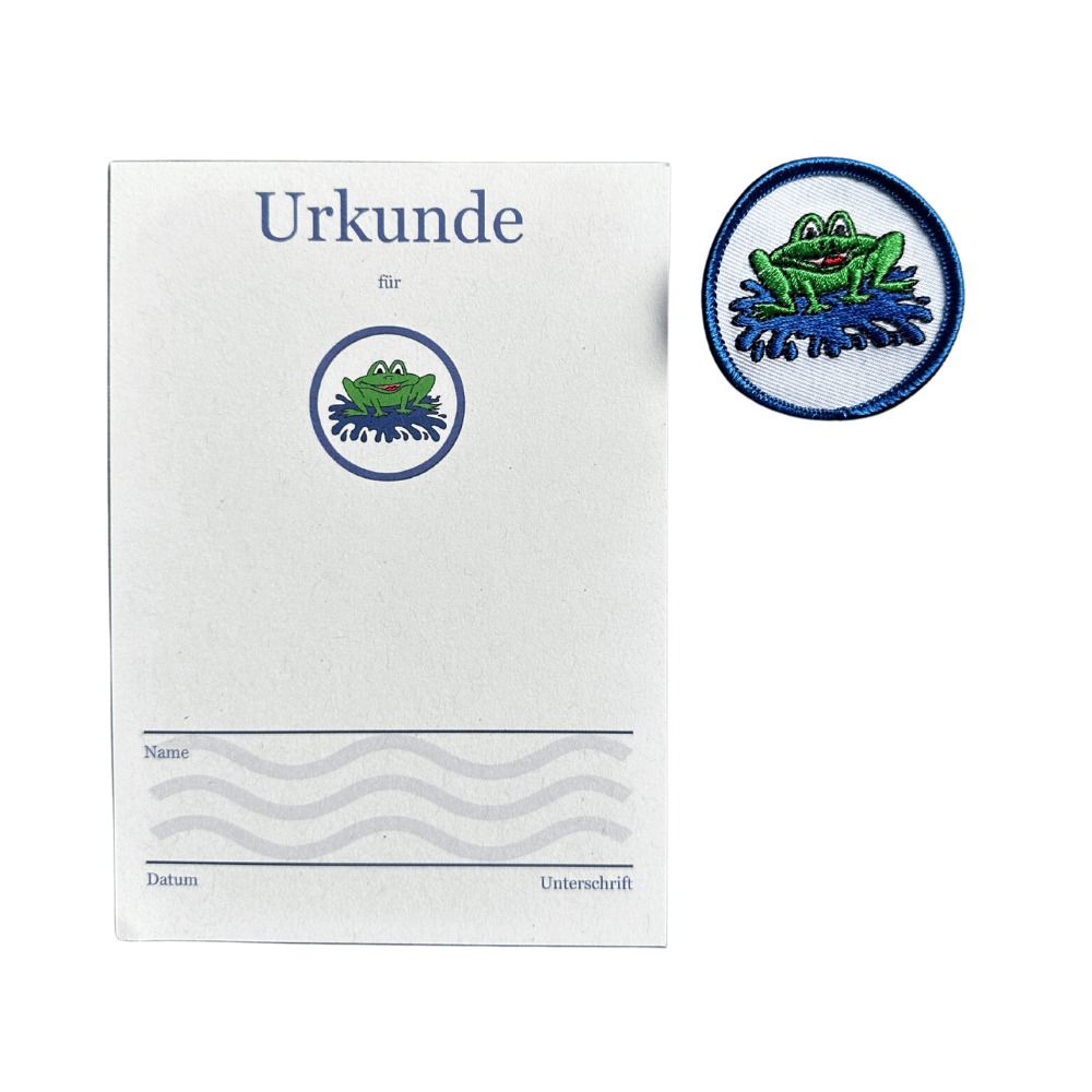 Frosch – Schwimmabzeichen & Urkunde | AquaFit
